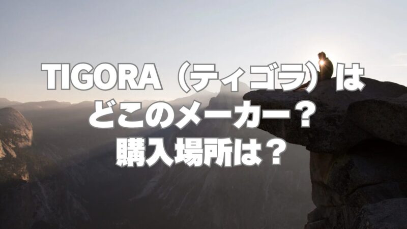 TIGORA（ティゴラ）とIGNIO（イグニオ）の違いは何？